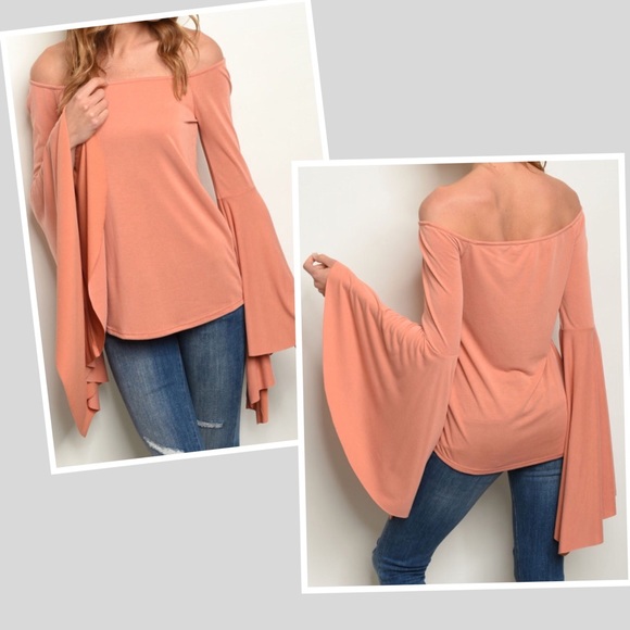 Style Rack | Tops | Sale Gabrielle Off The Shoulder Flowy Trumpet ...